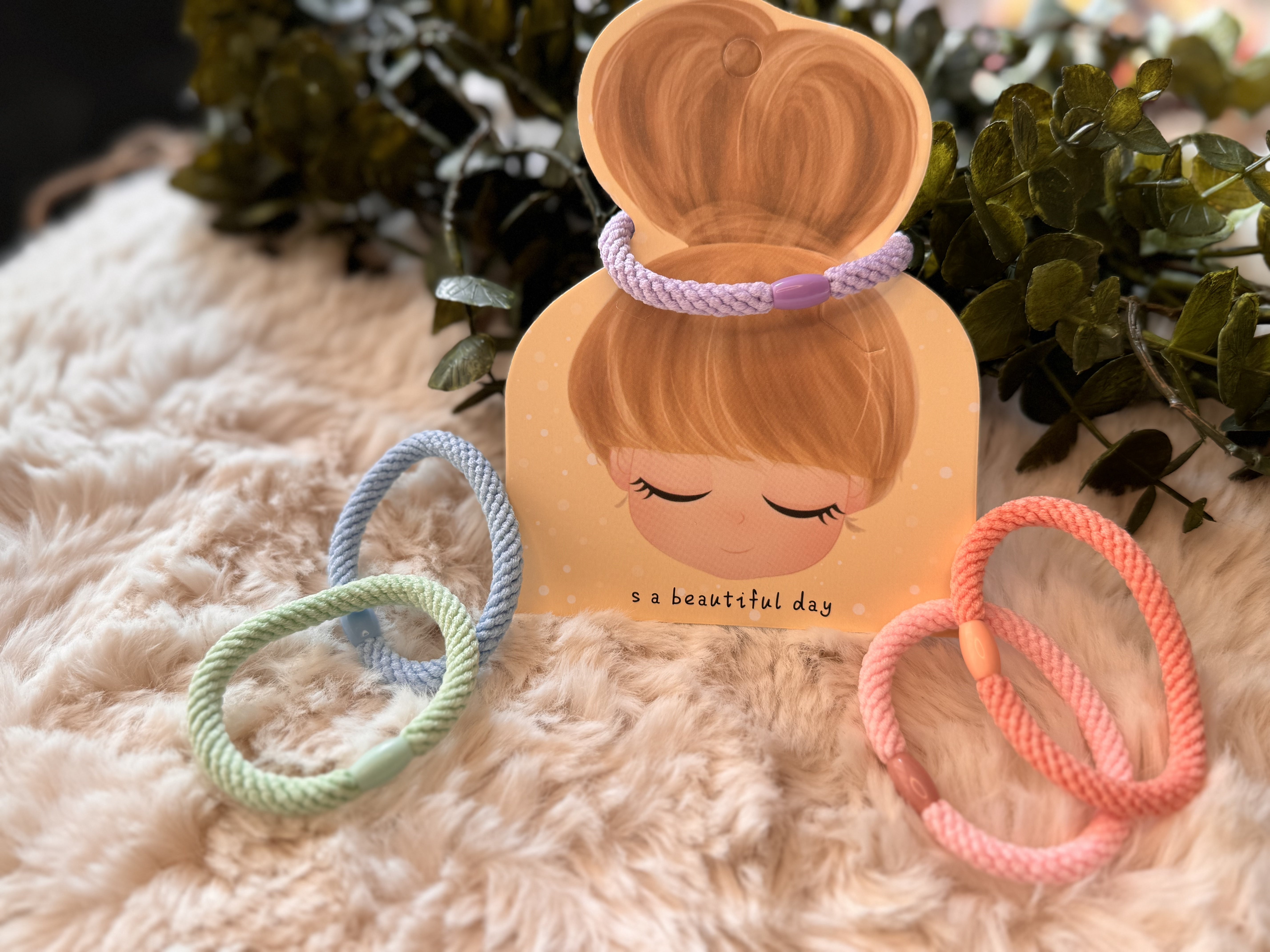 Elastiekjes 5 stuks - Pastel Kleuren – Ruby's Corner